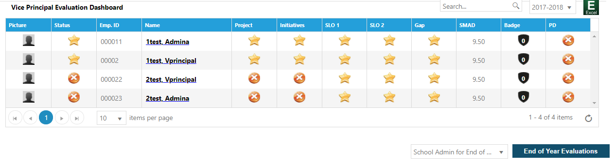 Vice Principal and Administrative Assistant End of Year Evaluation ...